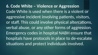 Body fluids, chemical spillage and emergency codes.pptx