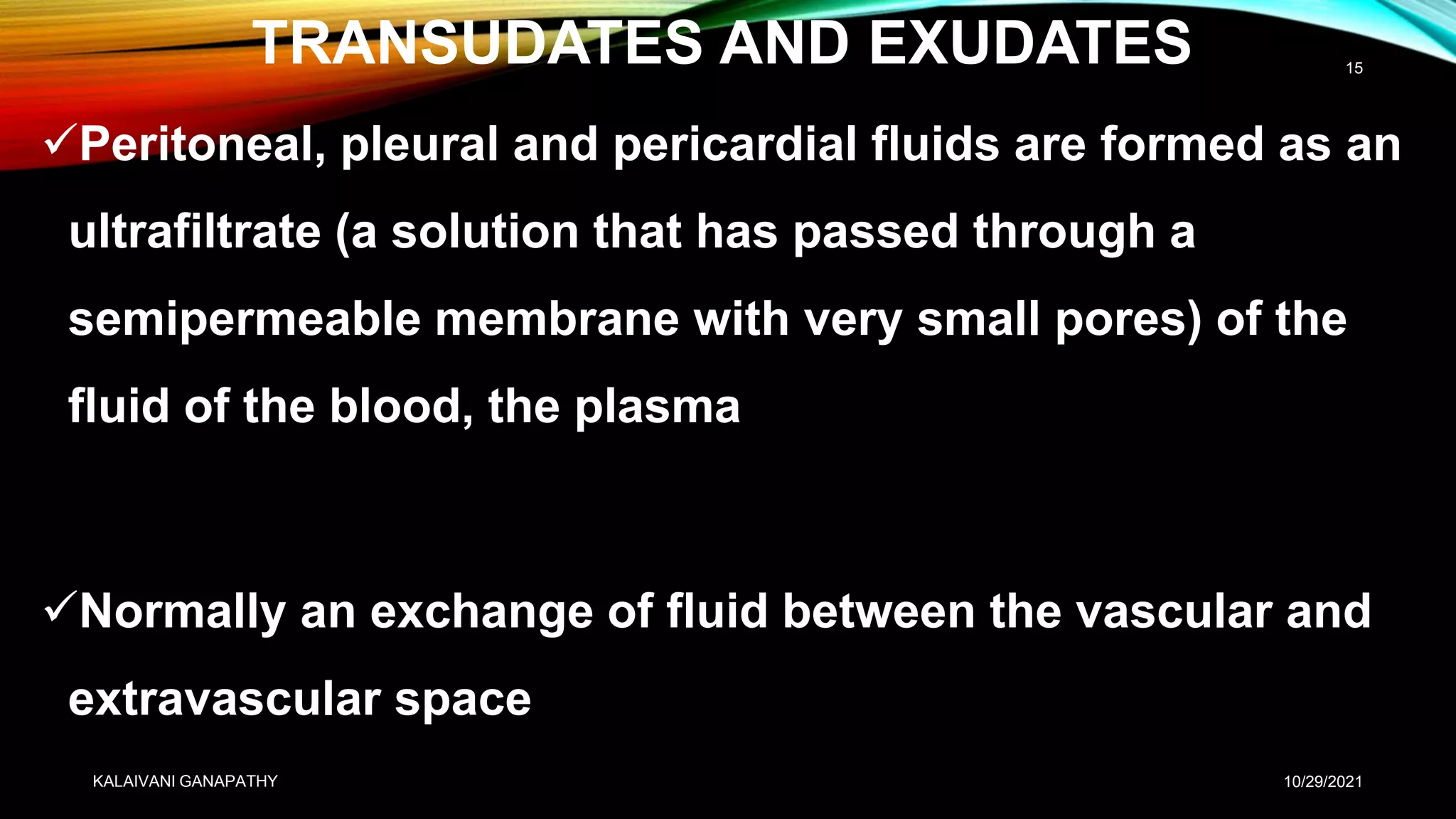 Body fluids & Synovial Fluid | PPTX