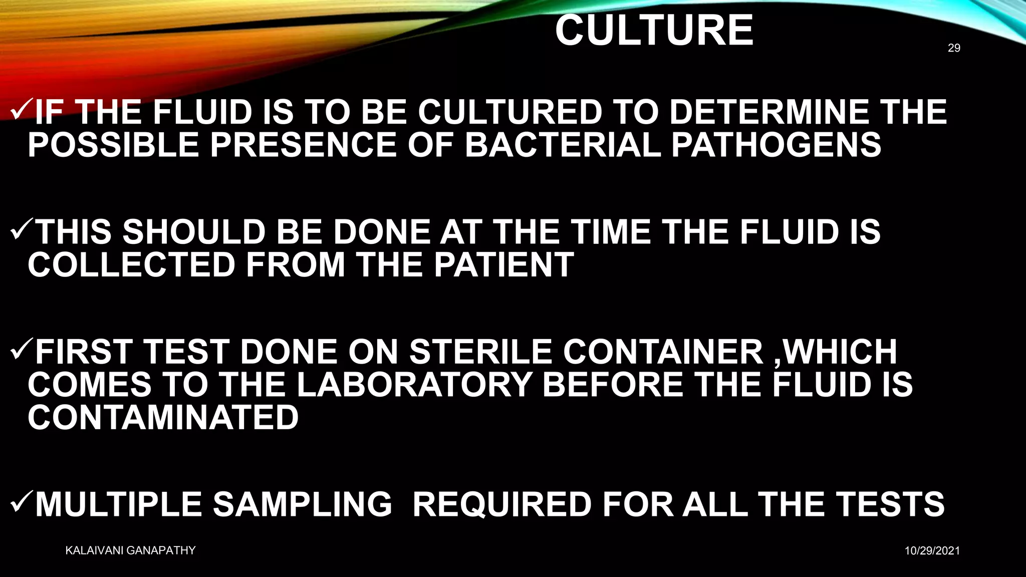 Body fluids & Synovial Fluid | PPTX