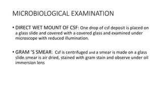 BODY FLUIDS EXAMINATION.pptx FOR MBBS AND PG | PPTX