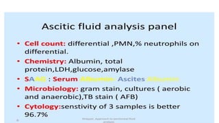 BODY FLUIDS EXAMINATION.pptx FOR MBBS AND PG | PPT