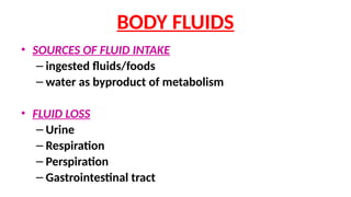 BODY FLUIDS GMC, Dr K Ambareesha,. PhD.ppsx