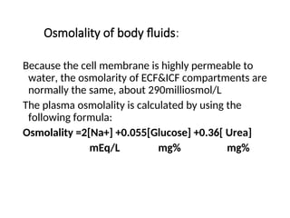 FULL LECTURE ON BODY FLUIDS BY DR DANIEL.ppt