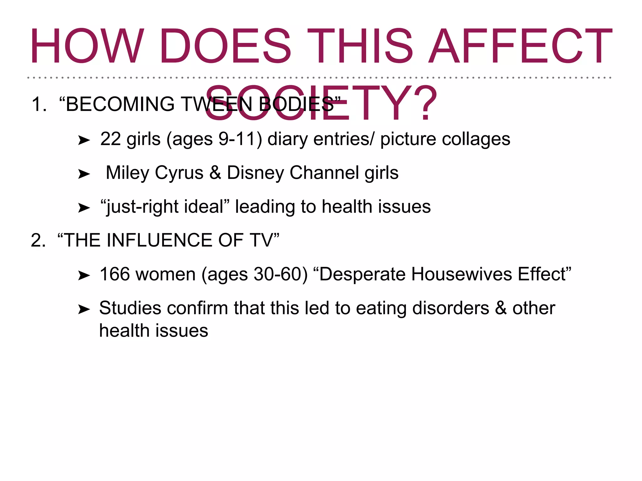 Women's Body image and the Media | PPTX