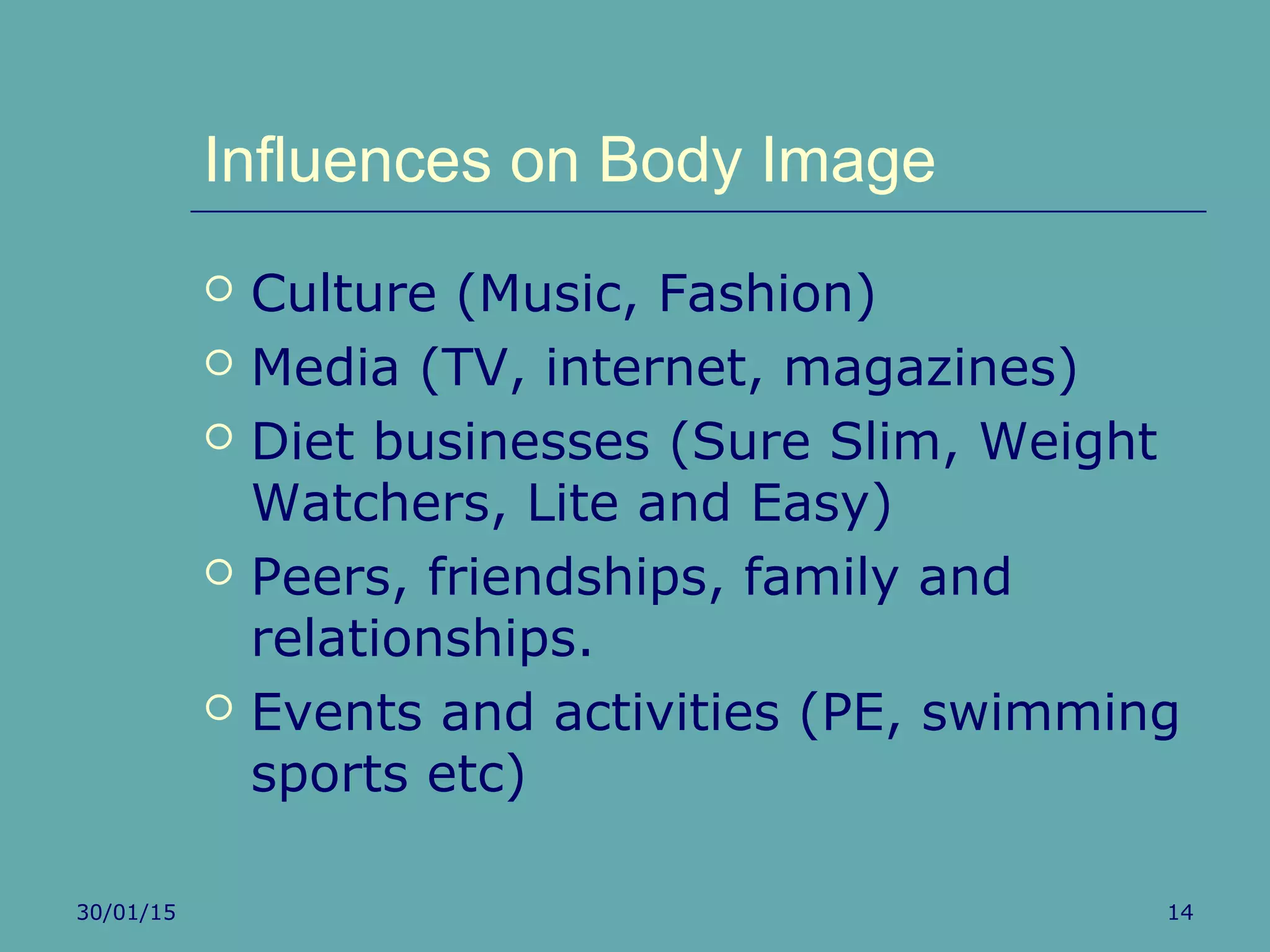 Body image presentation | PPT