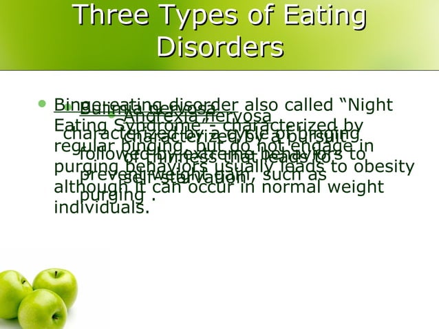 Body image & eating disorders | PPT