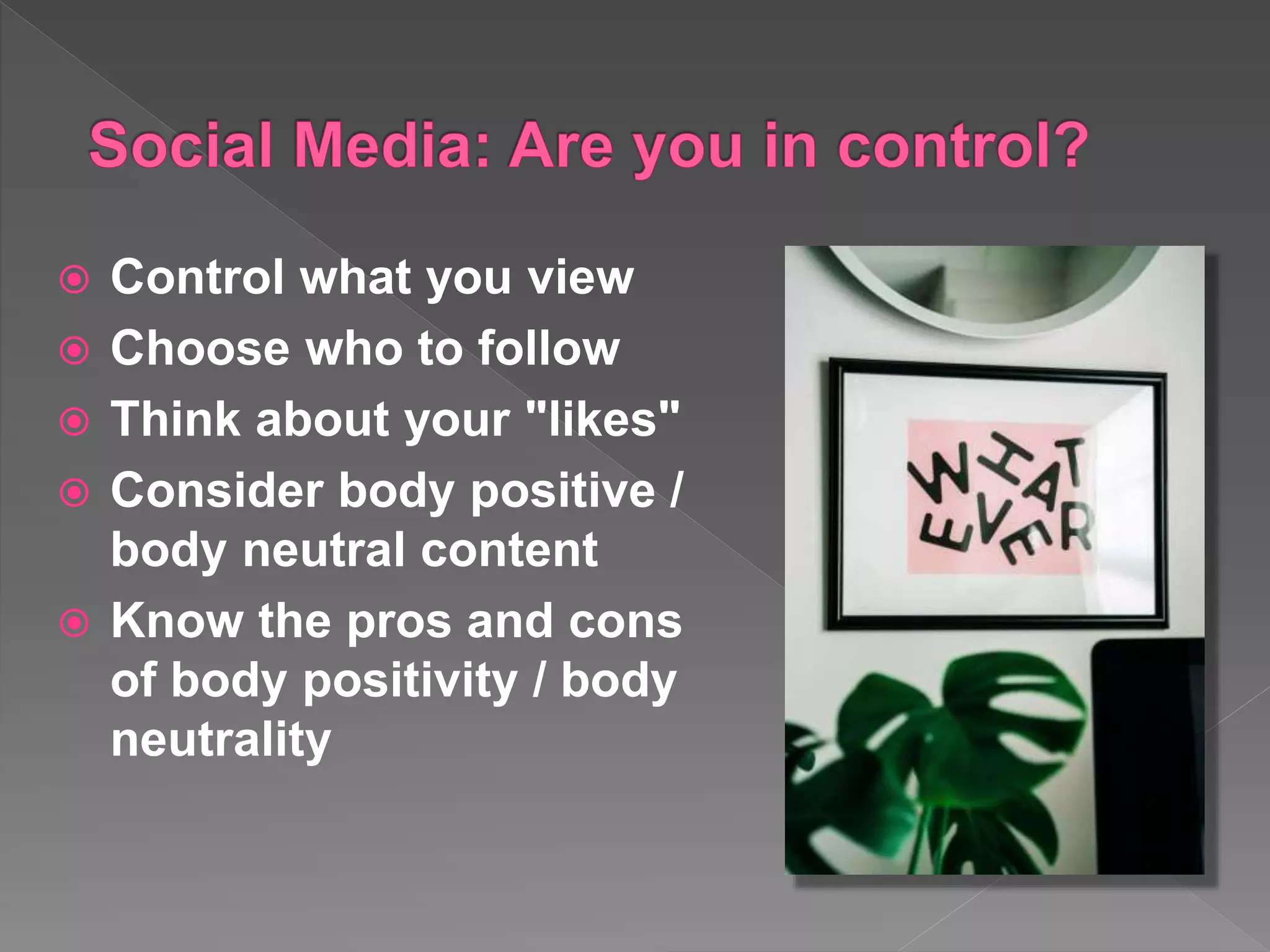Body Image and Social Media | PPTX