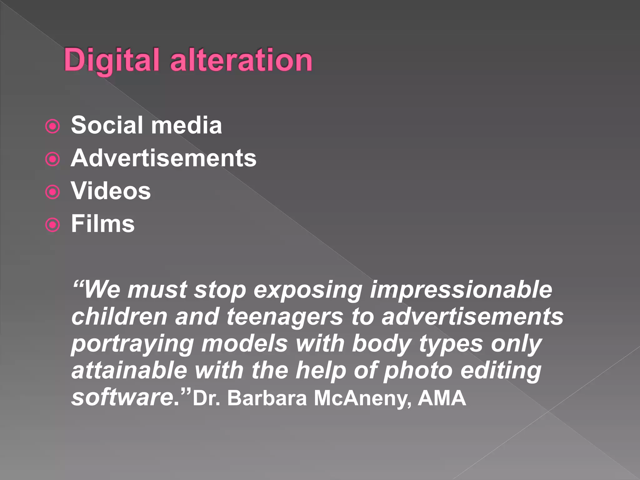 Body Image and Social Media | PPTX