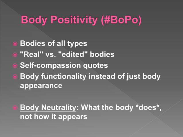 Body Image and Social Media | PPTX