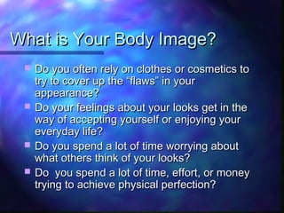 Body Image Workshop | PPT