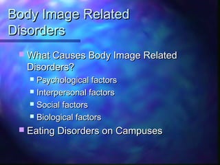 Body Image Workshop | PPT