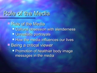 Body Image Workshop | PPT