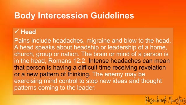 Body Intercession | PPT
