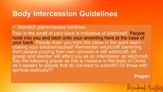 Body Intercession | PPT