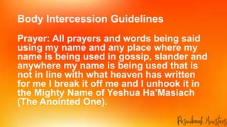 Body Intercession | PPT