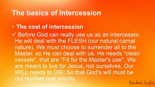Body Intercession | PPT
