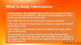 Body Intercession | PPT