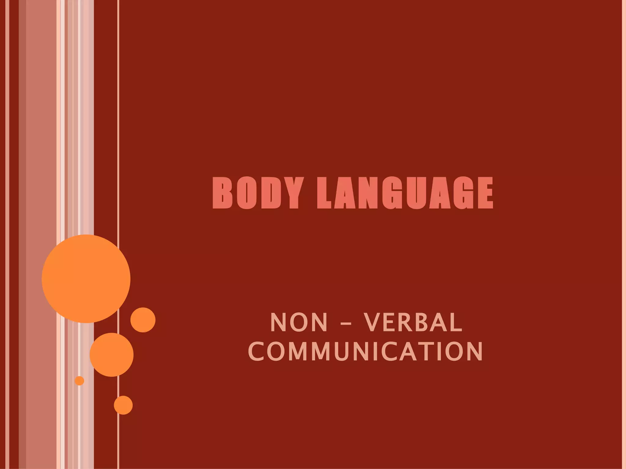Body Language | PPT