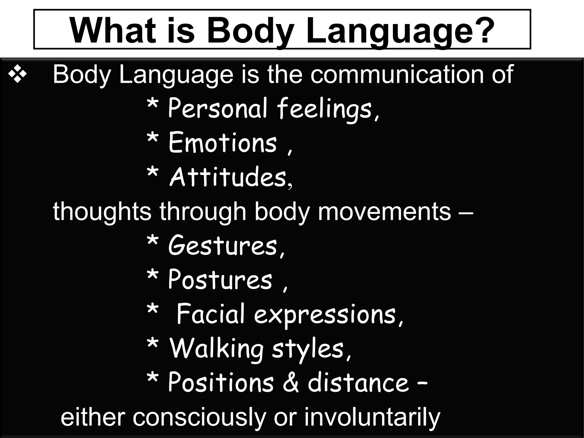 Body Language | PPSX