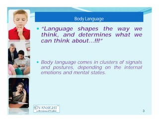 Body Language: Comprehensive | PPT