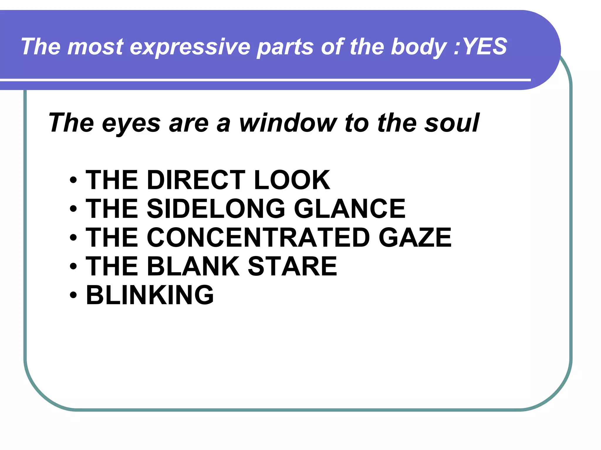 Body language | PPT