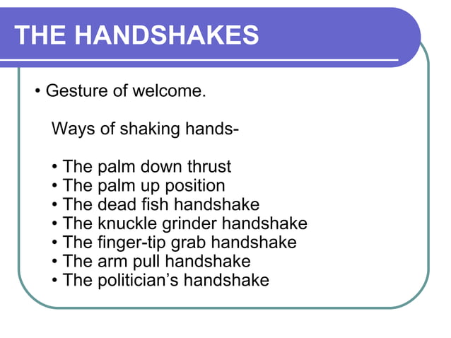 Body language | PPT