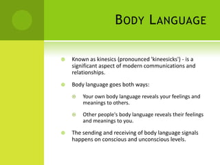 Body language | PPT