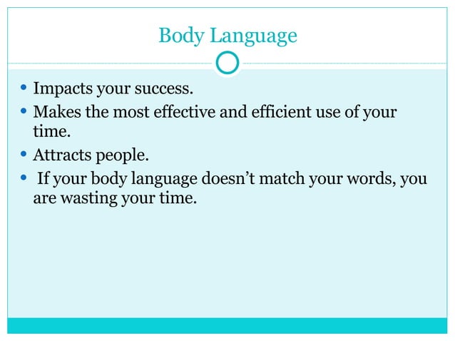 Body Language | PPT