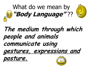 Body language | PPT