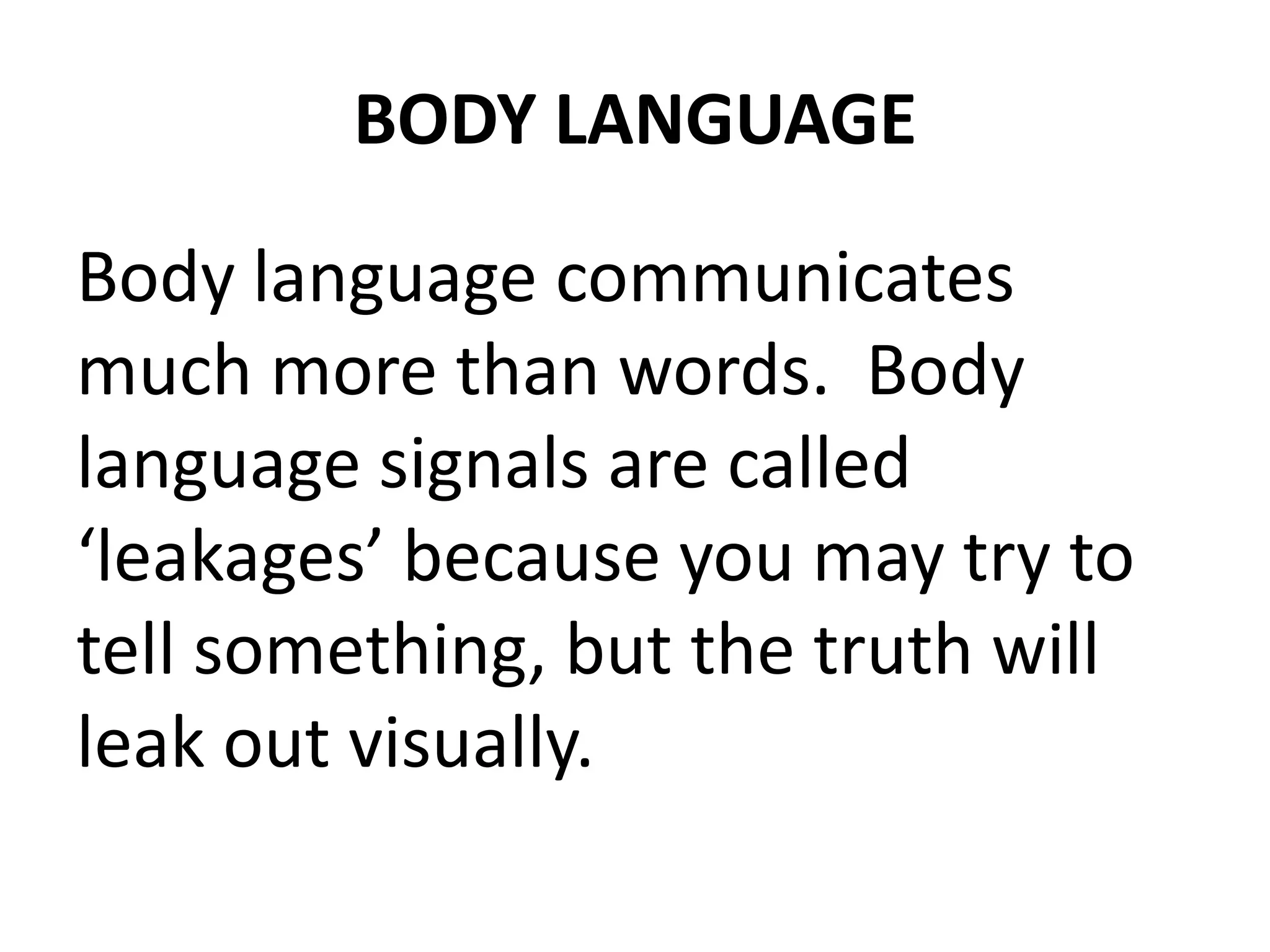 Bodylanguage 120928022827-phpapp02 | PPTX