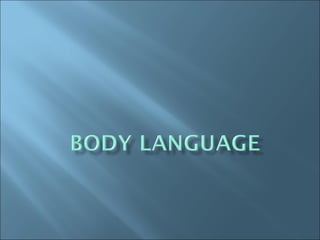 Body language | PPT