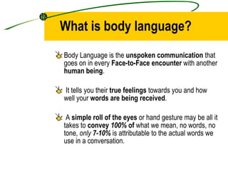 Body Language | PPT