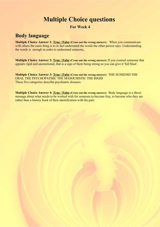 Body language | PDF