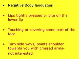 Body language | PPT
