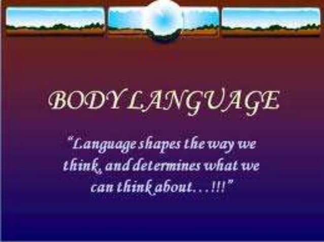 Body language | PPT