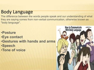 Body language | PPTX
