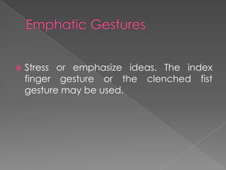 Body language | PPTX