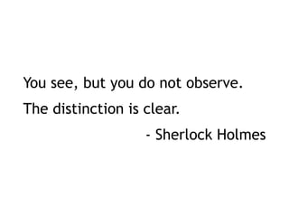Body language - You see, but you do not observe. | PDF