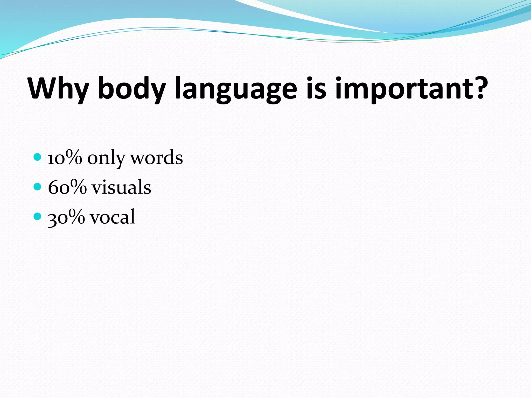 Body language | PPTX