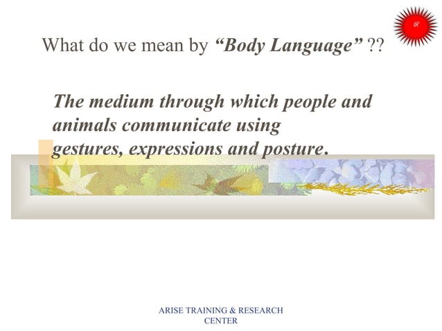Body language | PPT