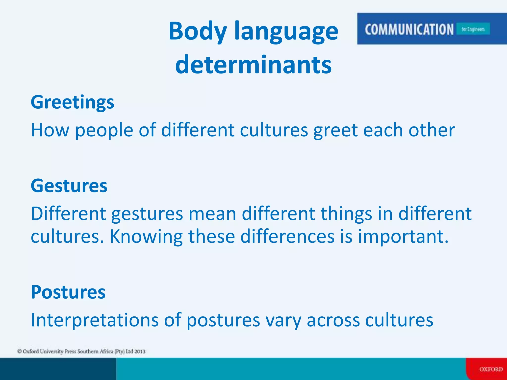 Body language | PPTX