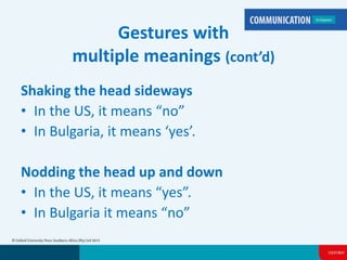 Body language | PPTX