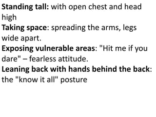 Body language | PPTX