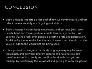 Body Language | PDF