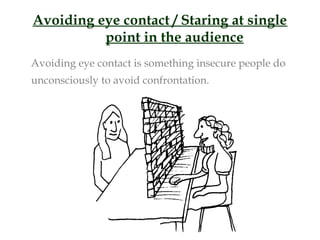 Avoiding Eye Contact Body Language