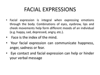 Body language | PPT | Free Download