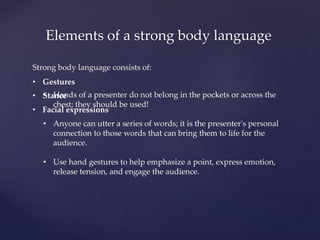 Body language | PPT