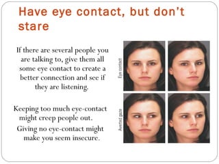 No Eye Contact Body Language