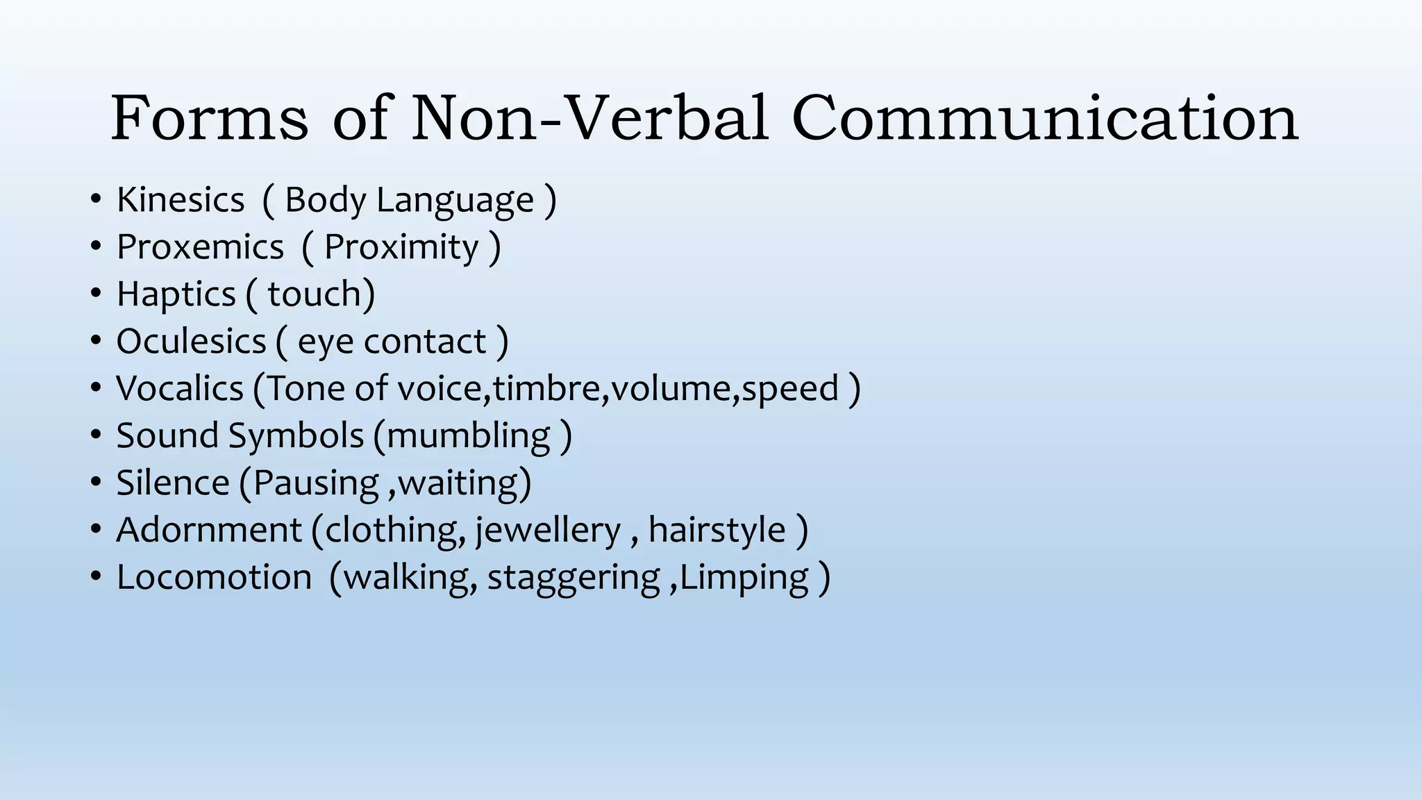 Body language | PPTX