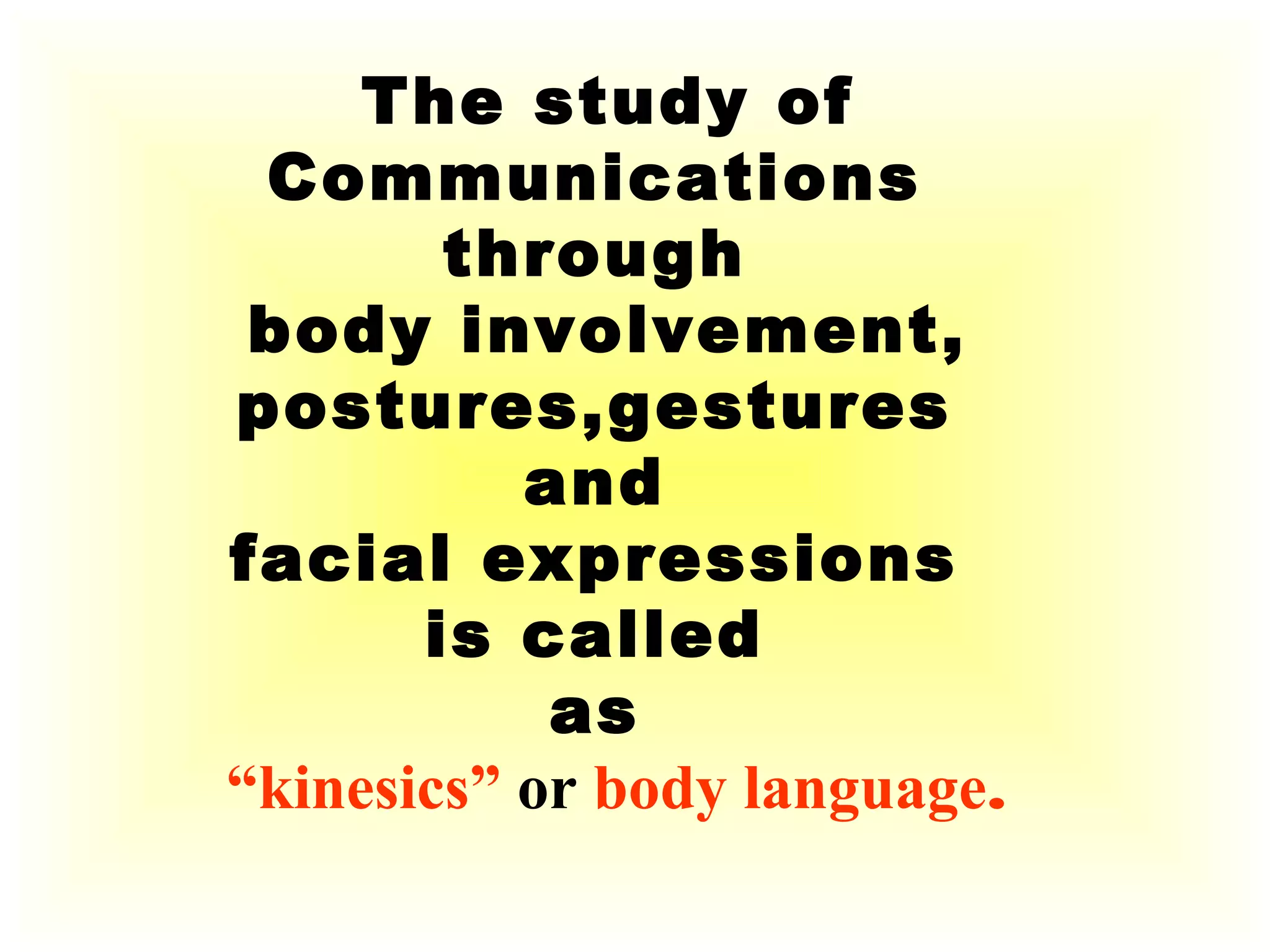 Body language | PPT